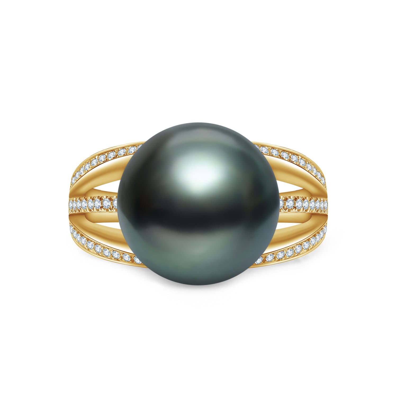 Mobius Ring Black Butterfly RI010 – Ohara Pearl